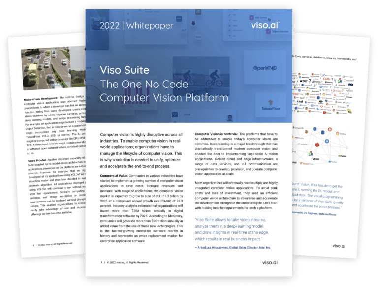 Viso Suite - No-Code Computer Vision Platform - viso.ai
